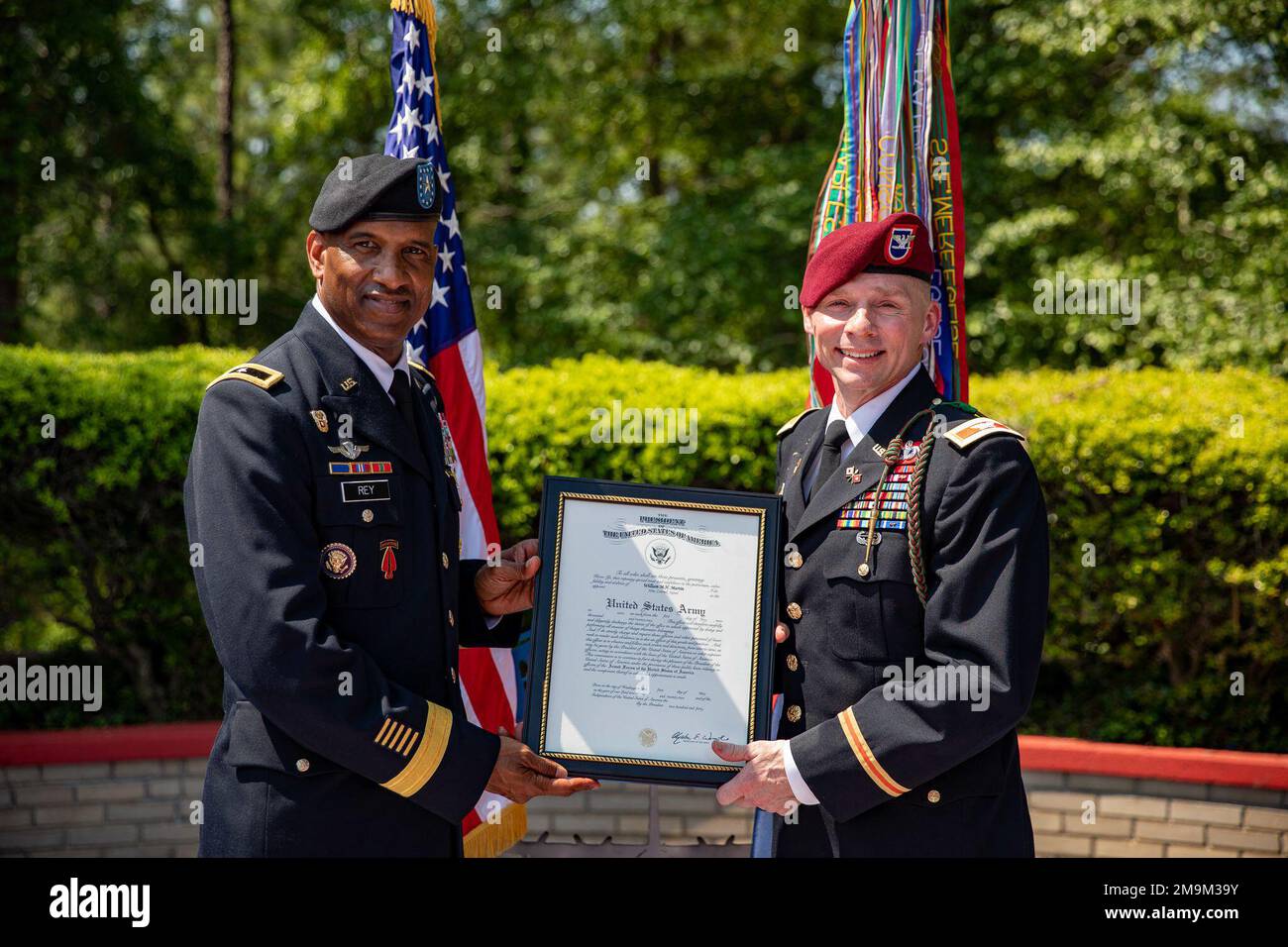 Col. William M. Martin is promoted to the rank of Colonel during a ...