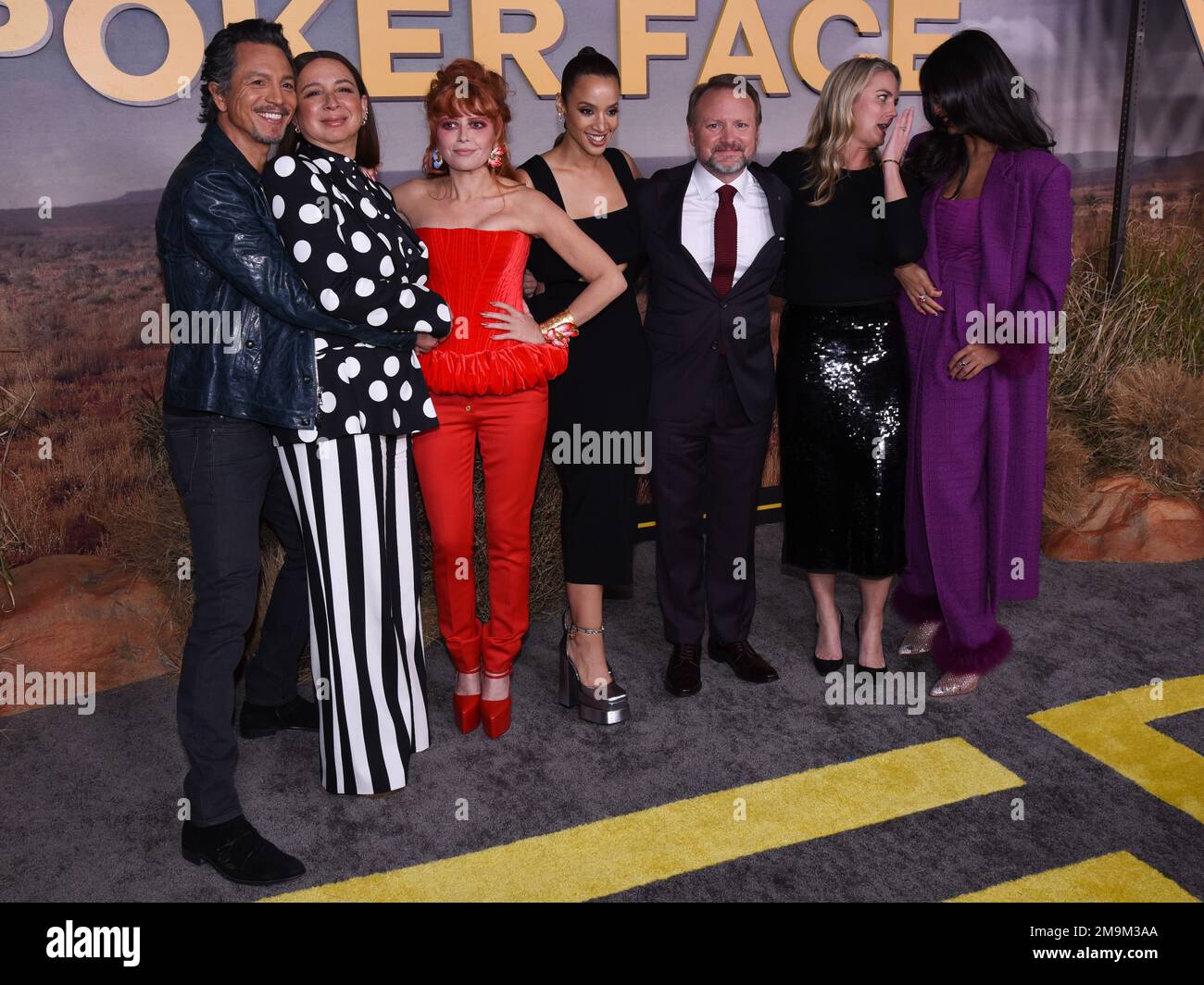Hollywood, California, USA. 17th Jan, 2023. (L-R) Benjamin Bratt, Maya ...
