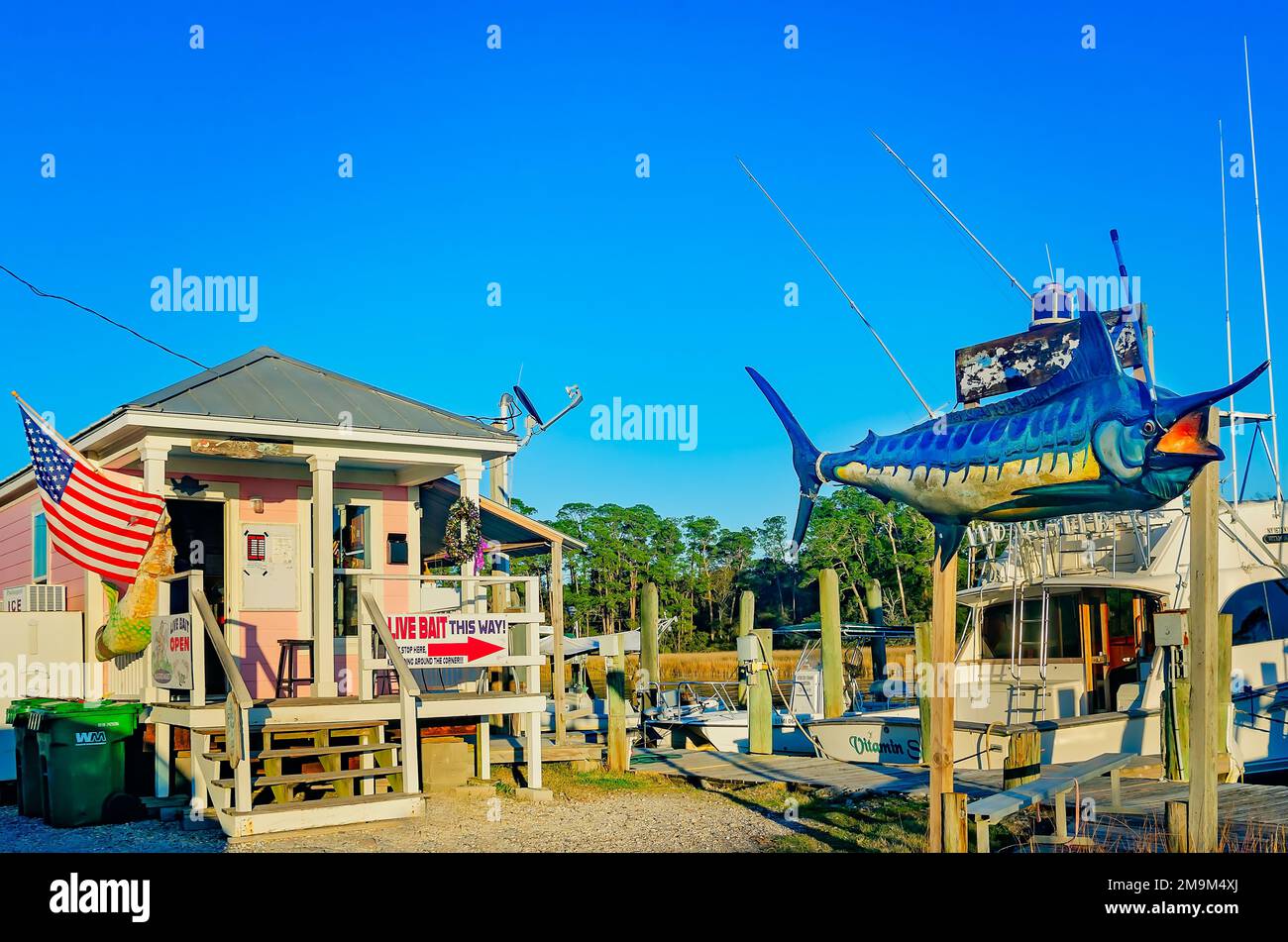 Ocean Springs Marine Mart is pictured at Ocean Springs Harbor, Jan. 15 ...