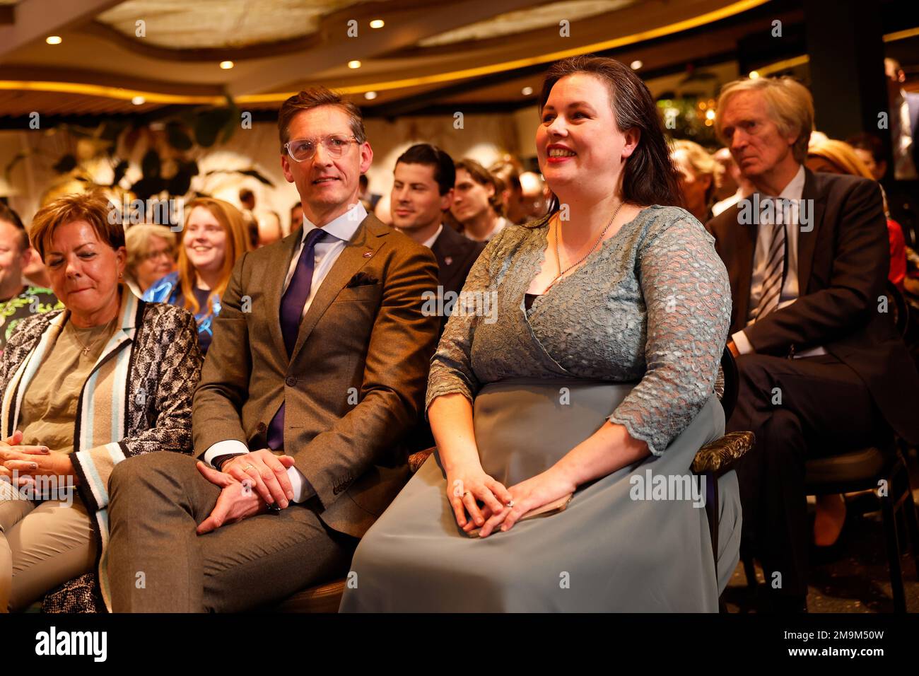 ROTTERDAM - Founders Annabel Nanninga and Joost Eerdmans of JA21 during ...