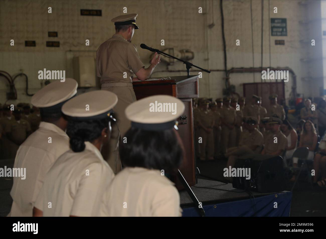 Capt. Paul Lanzilotta, USS Gerald R. Ford's (CVN 78) commanding officer ...