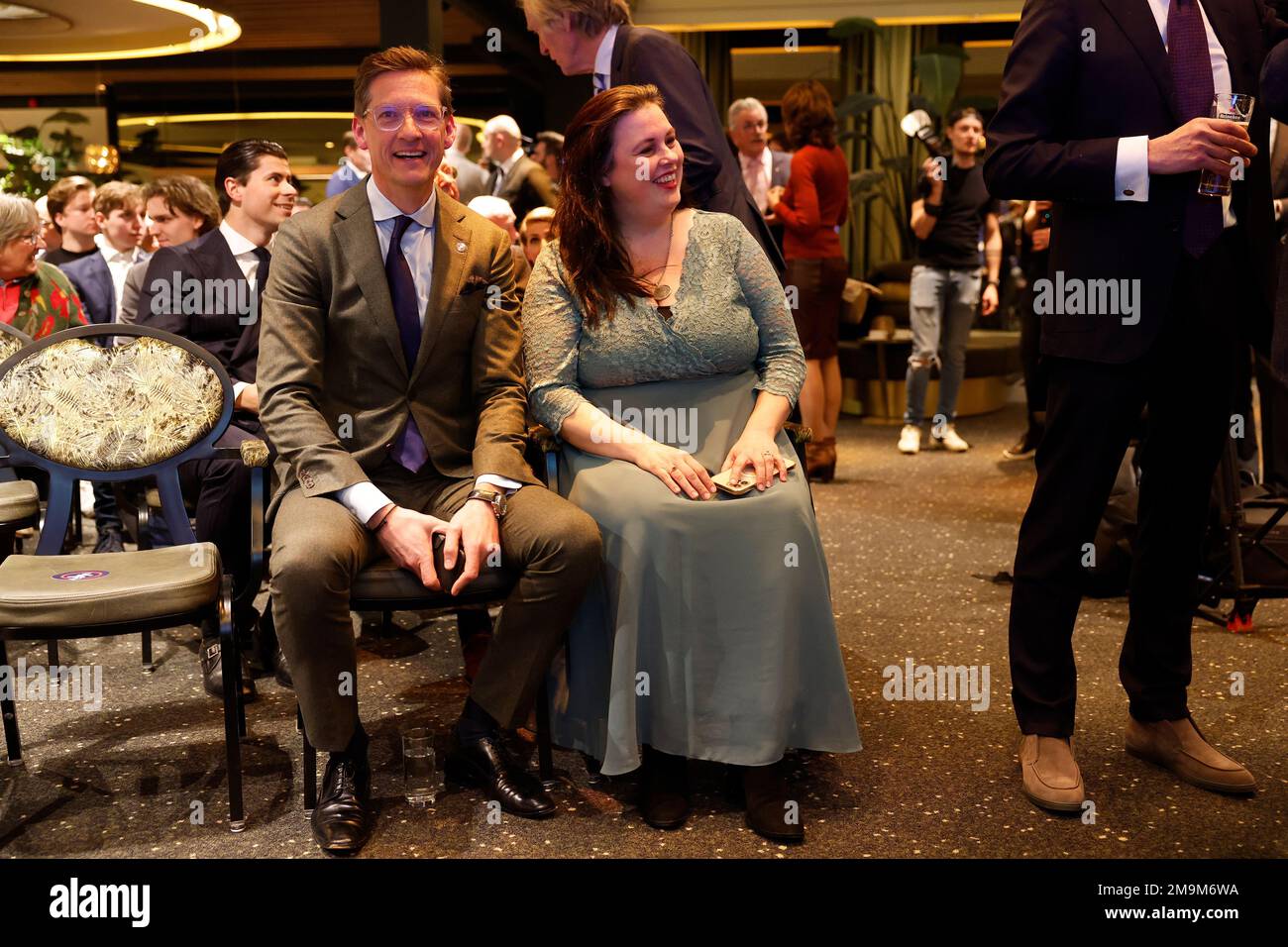 ROTTERDAM - Founders Annabel Nanninga and Joost Eerdmans of JA21 during ...