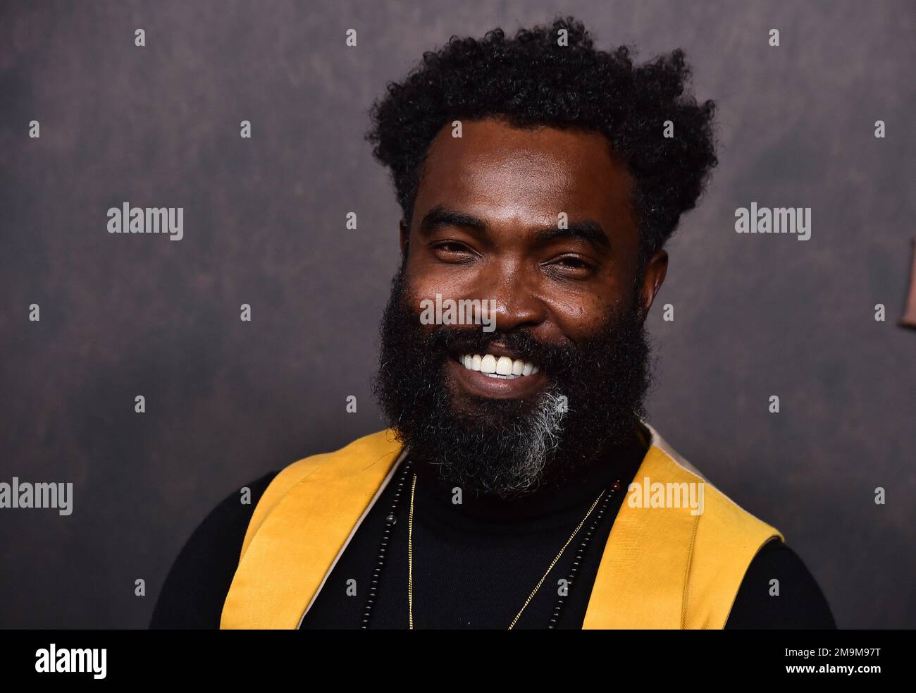 Damien D. Smith arrives at the premiere of "Emancipation," Wednesday ...
