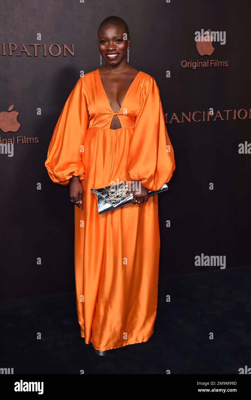 Jessica Nabongo arrives at the premiere of "Emancipation," Wednesday ...