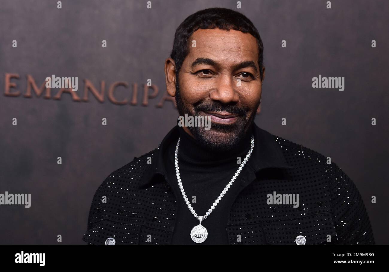 Keith Washington arrives at the premiere of "Emancipation," Wednesday ...