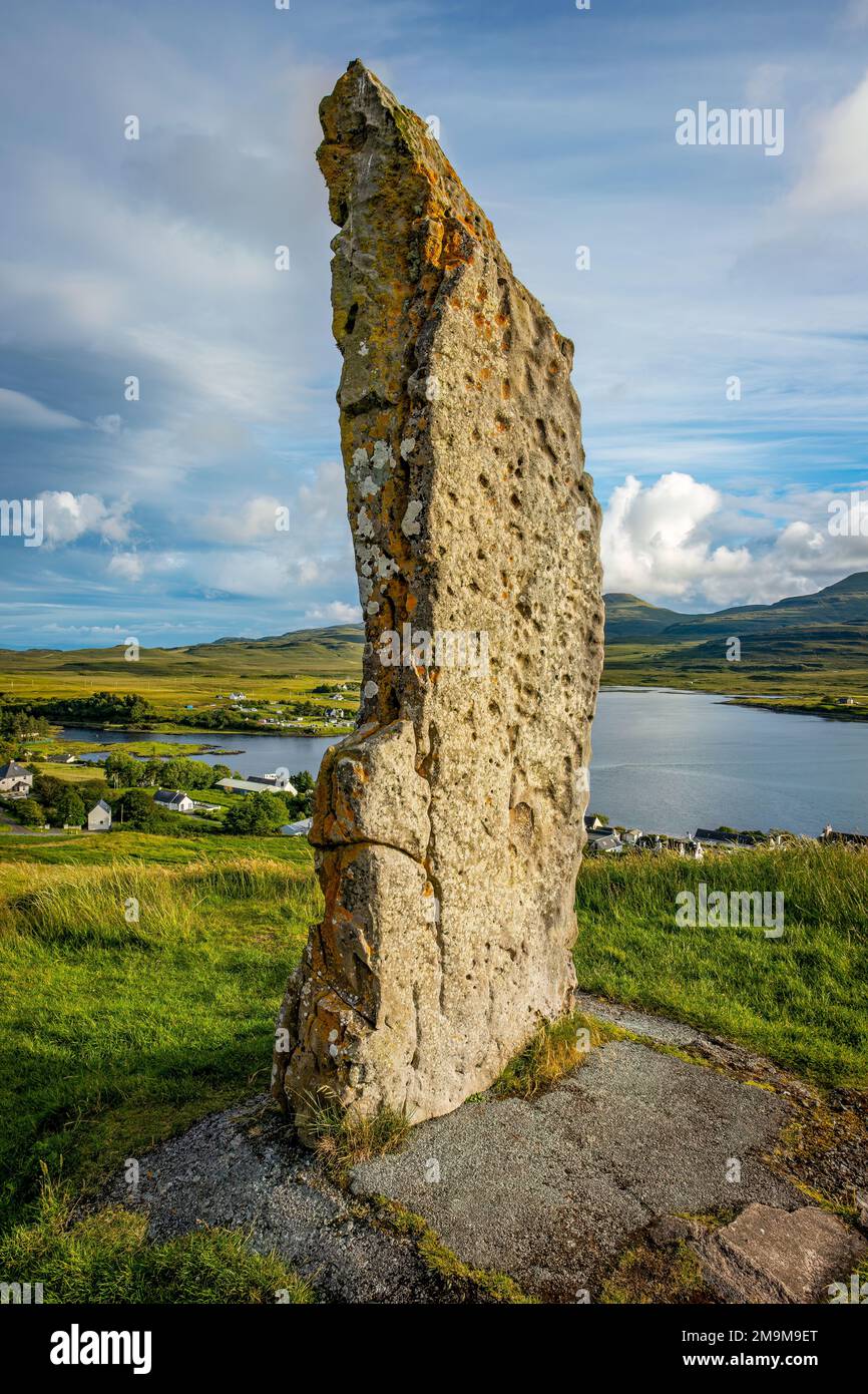 Standing stone, Isle of Skye, Scotland, United Kingdom Stock Photo - Alamy