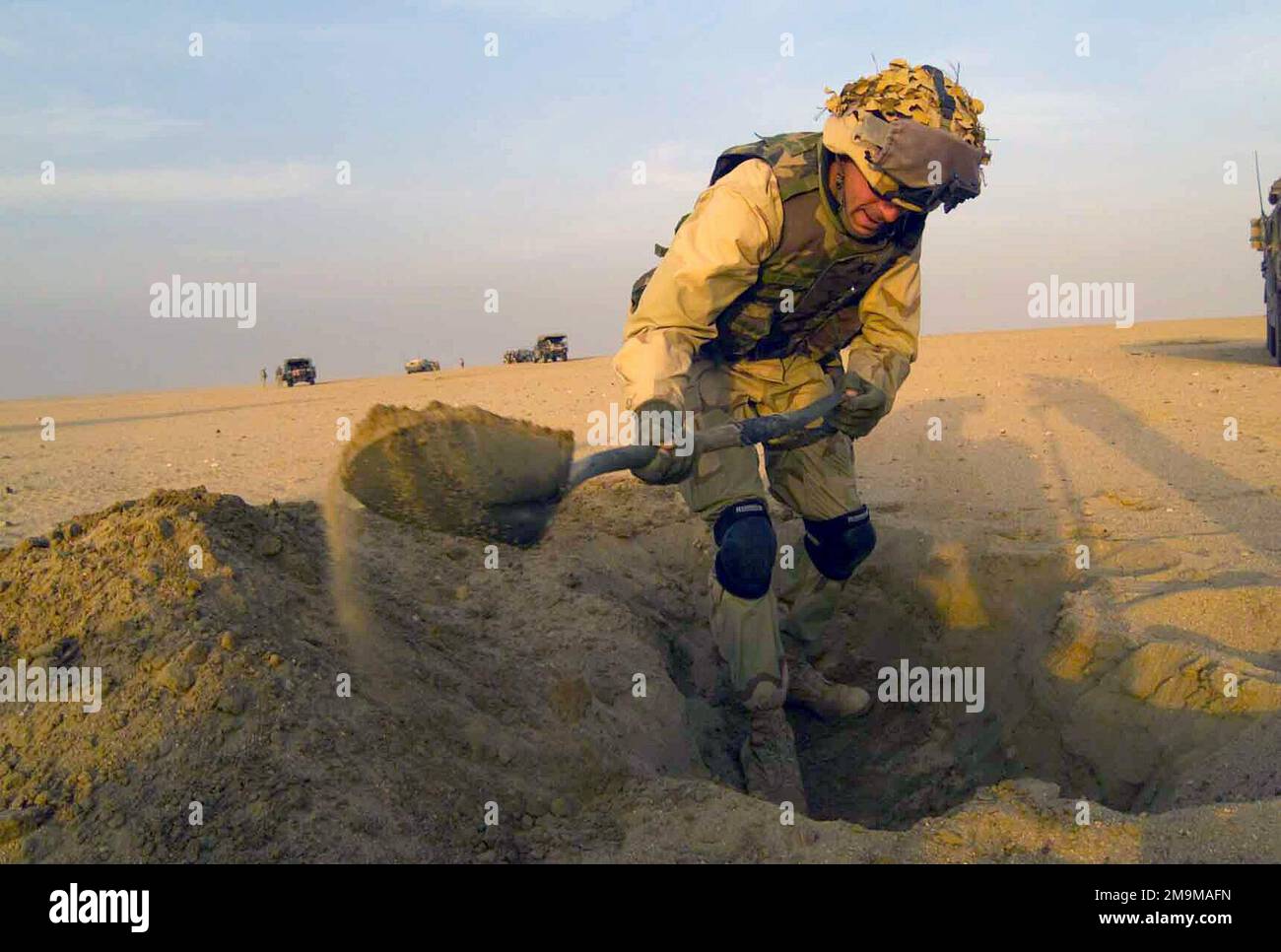 A US Marine Corps (USMC) Marine from Headquarters Company (HC ...