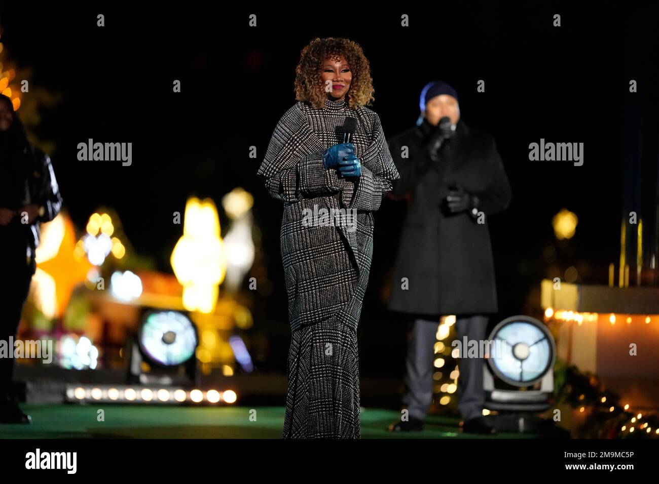 Yolanda Adams performs after President Joe Biden and first lady Jill ...