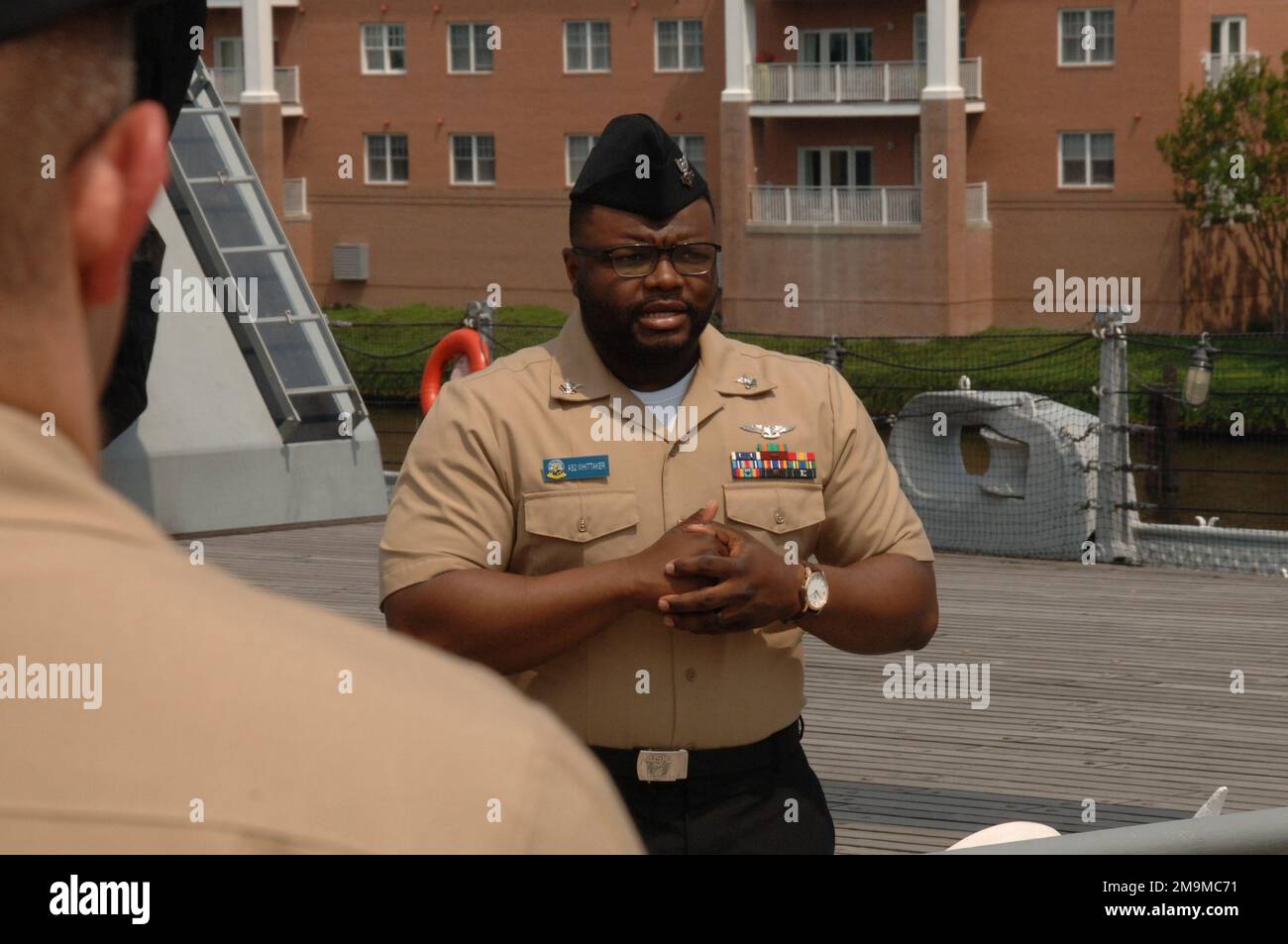 AS2(AW) Enrique Whittaker, assigned to Helicopter Mine Countermeasures ...