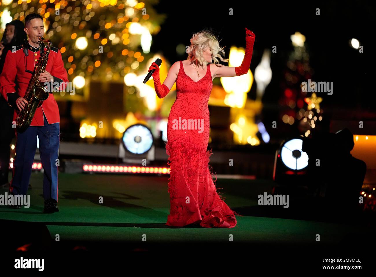 Joss Stone performs after President Joe Biden and first lady Jill Biden ...