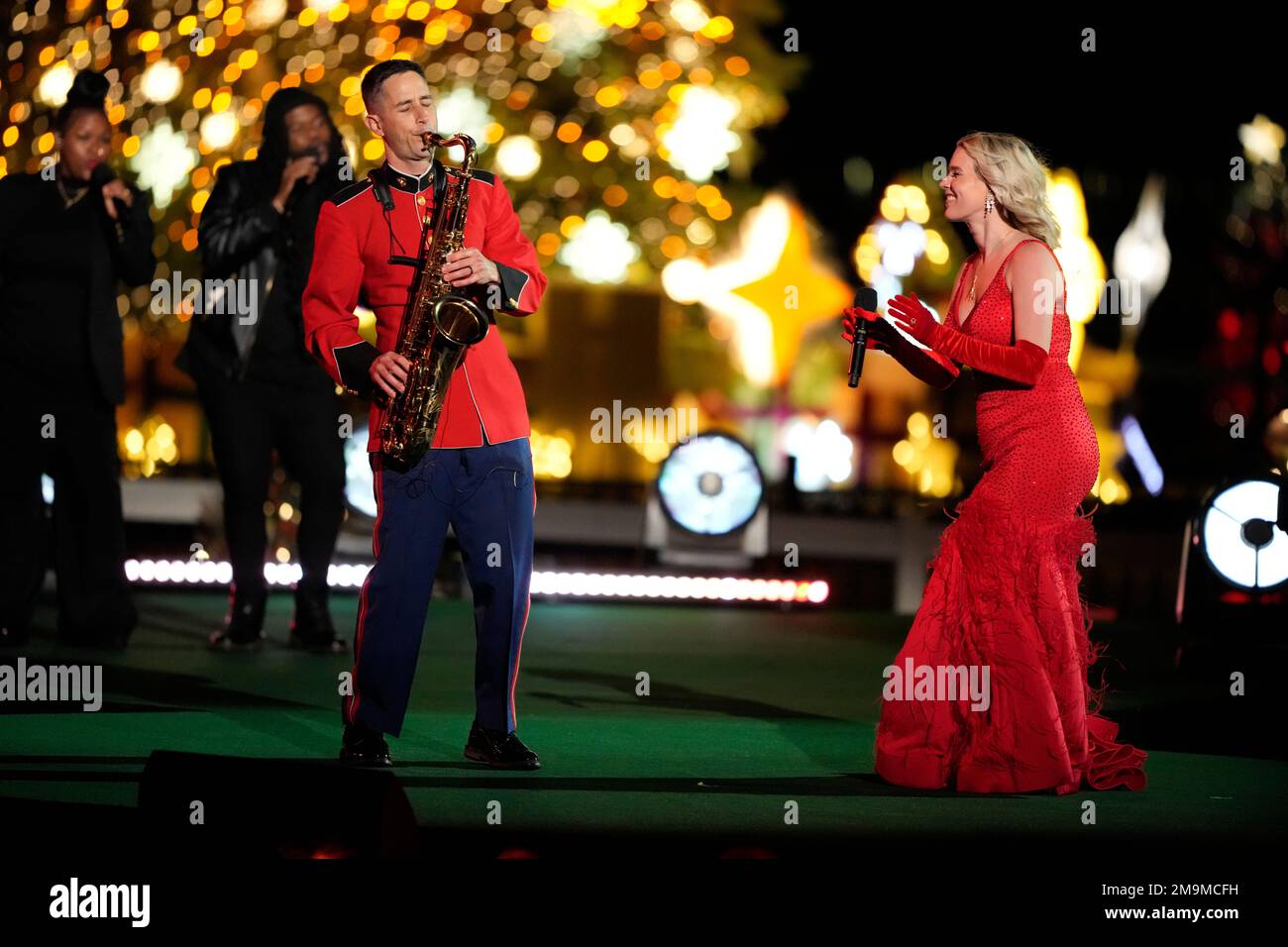 Joss Stone performs after President Joe Biden and first lady Jill Biden ...