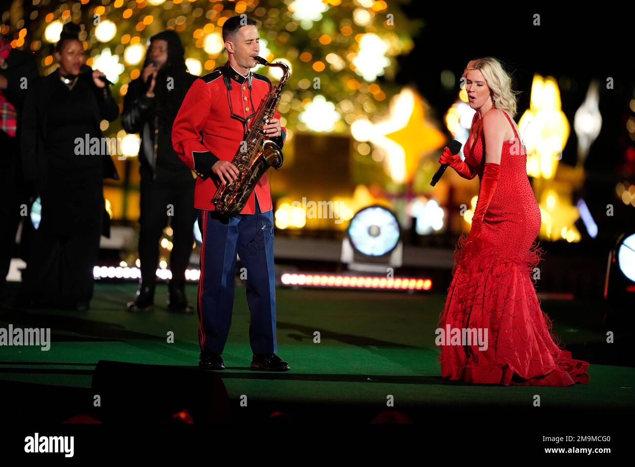 Joss Stone performs after President Joe Biden and first lady Jill Biden ...