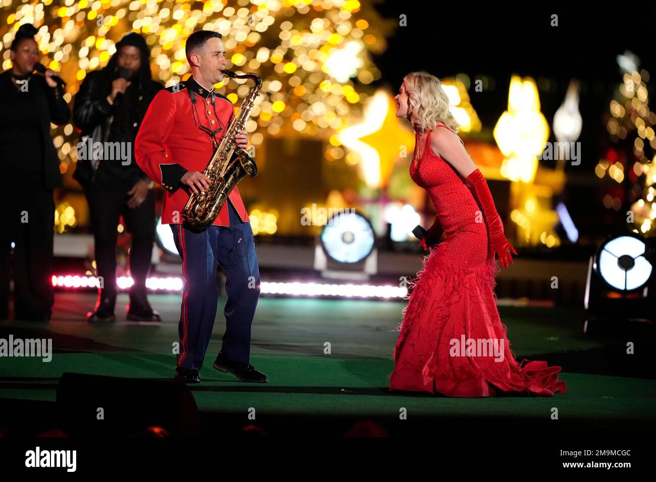 Joss Stone performs after President Joe Biden and first lady Jill Biden ...