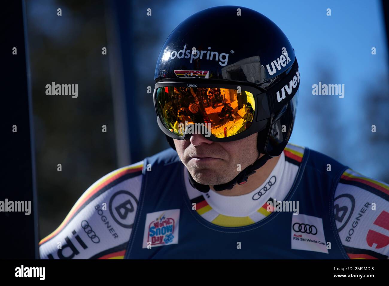 Germany's Andreas Sander prepares to race during a men's World Cup ...