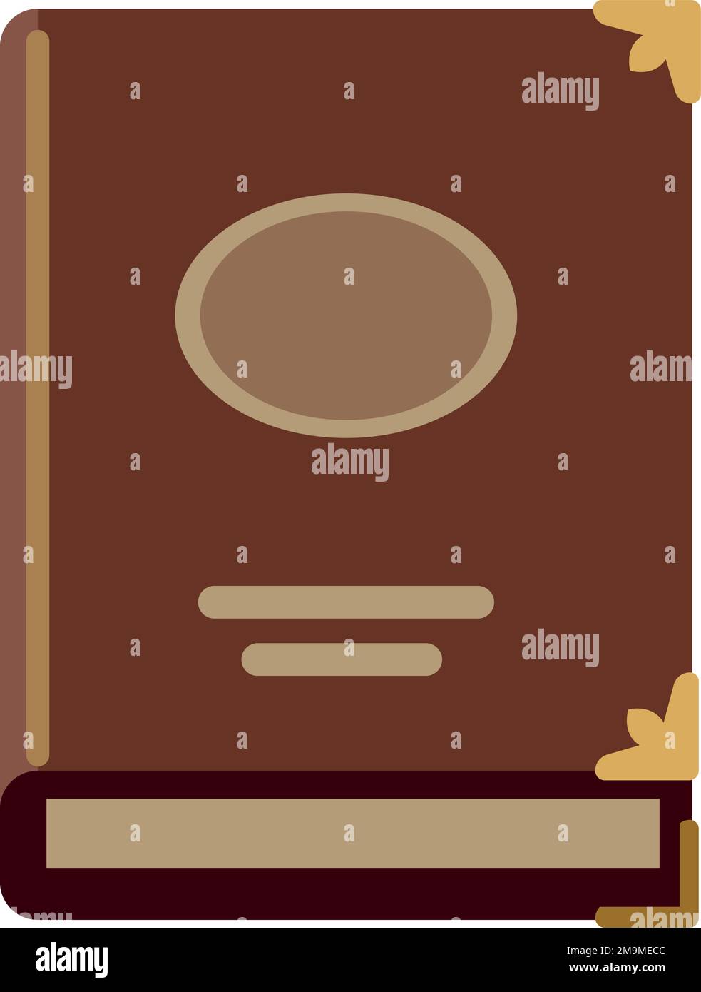 Hardcover icon. Book front cover. Dictionary symbol Stock Vector Image ...