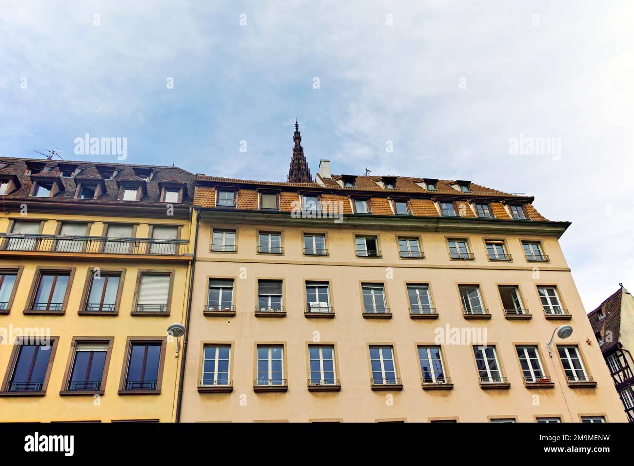 Strasbourg, France - JULY 4, 2022: Typical Building and streets at city ...