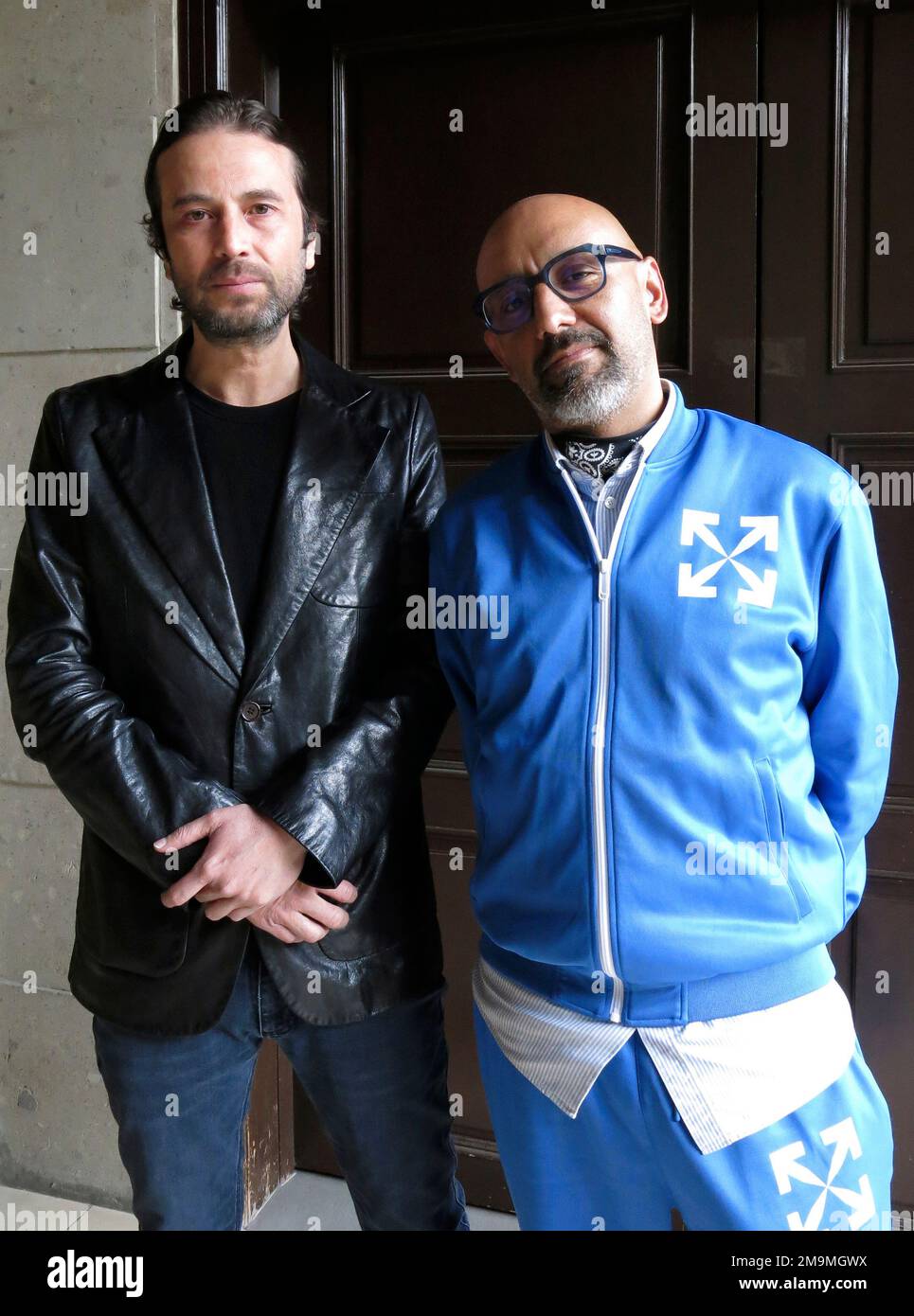 Angel Mosqueda, left, and Jesus Baez of the Mexican electronic duo ...