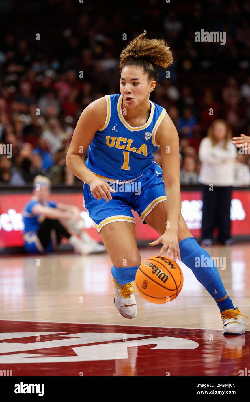 UCLA guard Kiki Rice drives to the basket against South Carolina during ...
