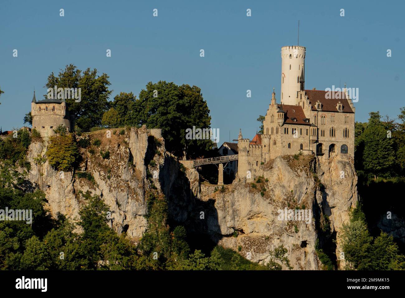 the Ancient german Lichtenstein Castle Stock Photo - Alamy