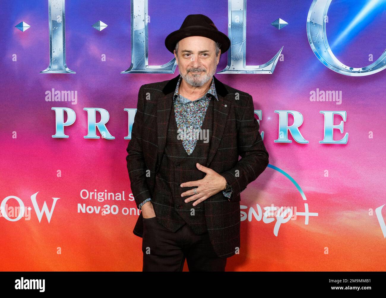 at the premiere of the Disney+ series at the Regency Village Theatre ...