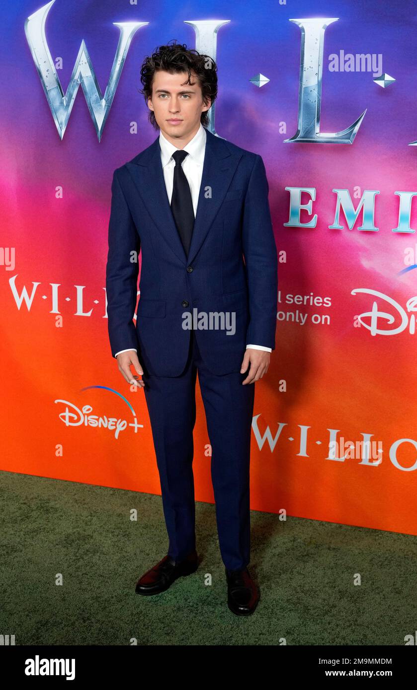 Dempsey Bryk poses at the premiere of the Disney+ series "Willow" at ...