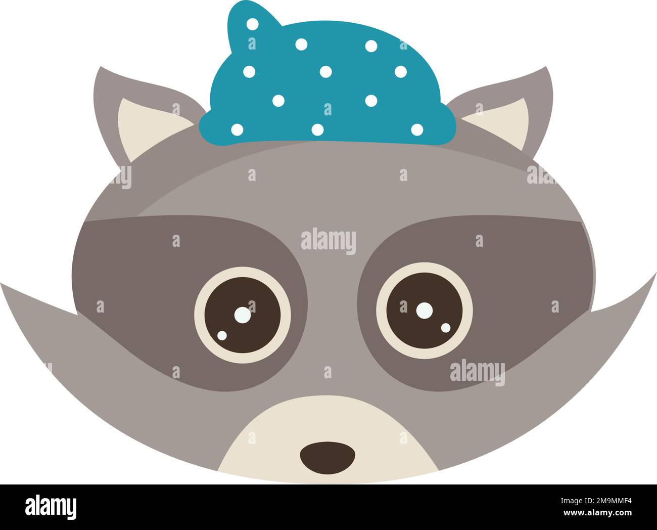 Isolated cute raccoon avatar character Vector Stock Vector Image & Art ...