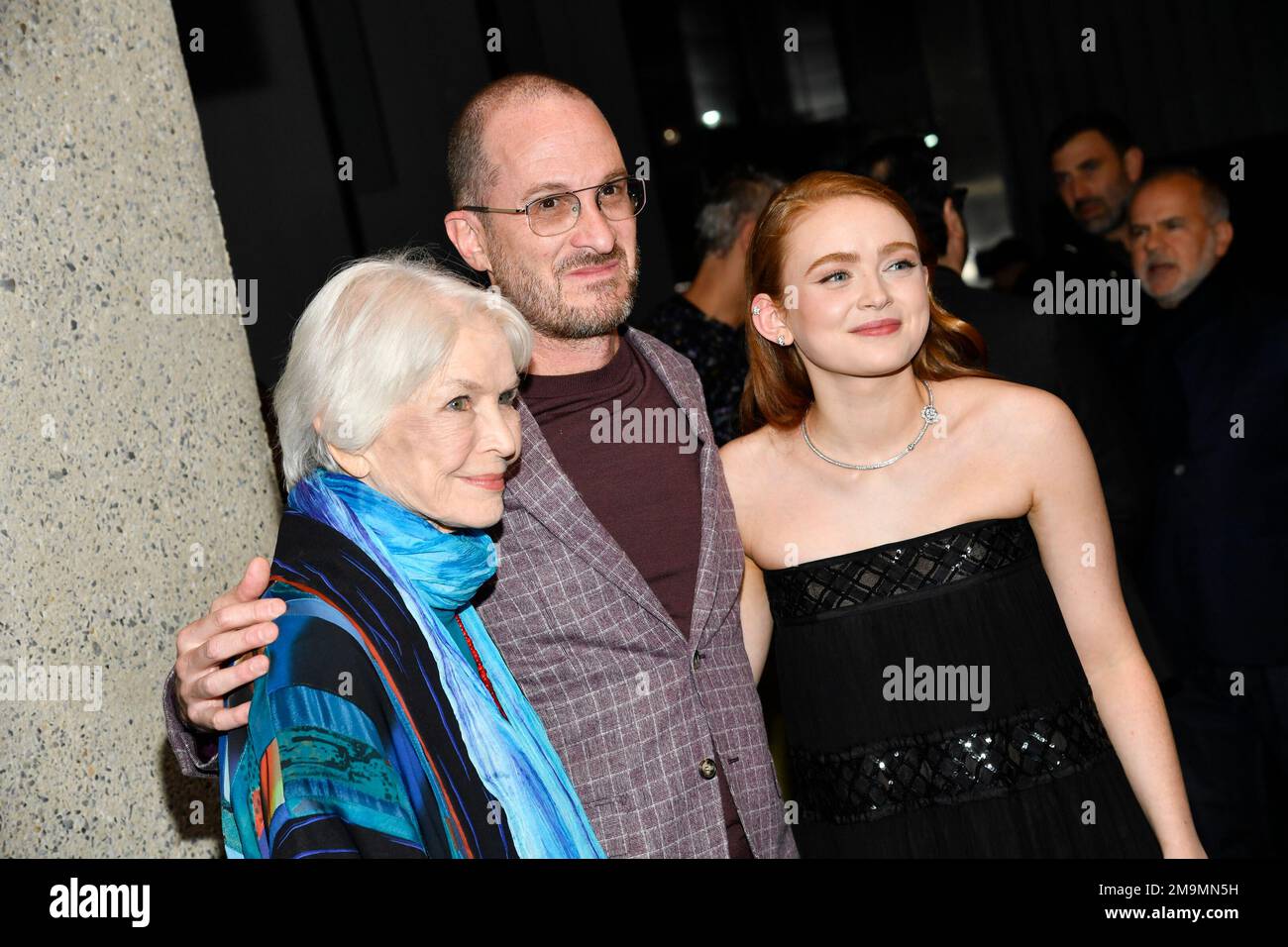 Ellen Burstyn, left, Darren Aronofsky and Sadie Sink attend the ...