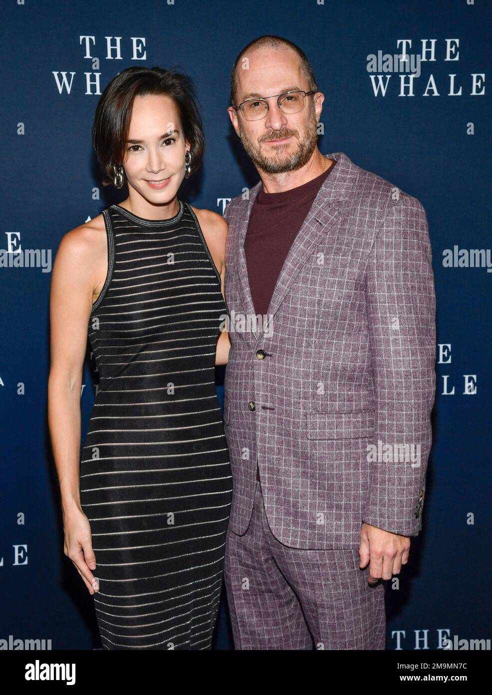 Director Darren Aronofsky, right, and Alice Lloyd attend the premiere ...