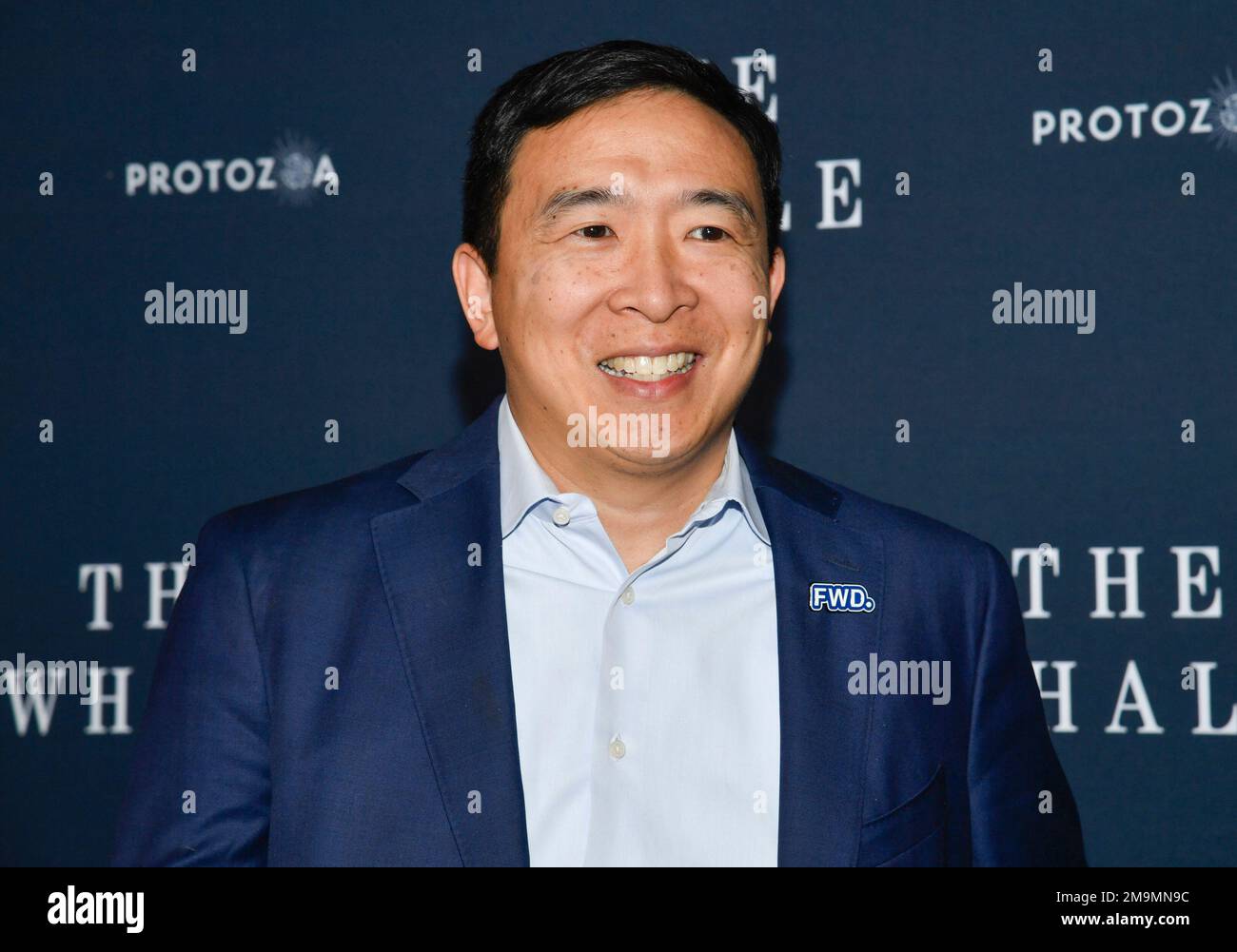 Andrew Yang attends the premiere of "The Whale" at Alice Tully Hall on ...