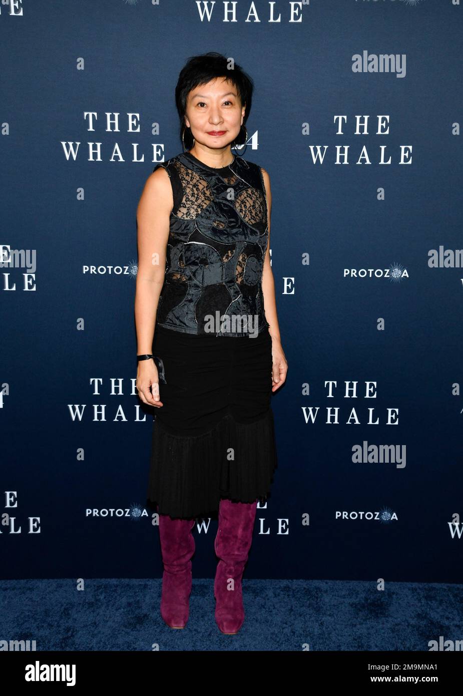 Cathy Park Hong attends the premiere of "The Whale" at Alice Tully Hall ...