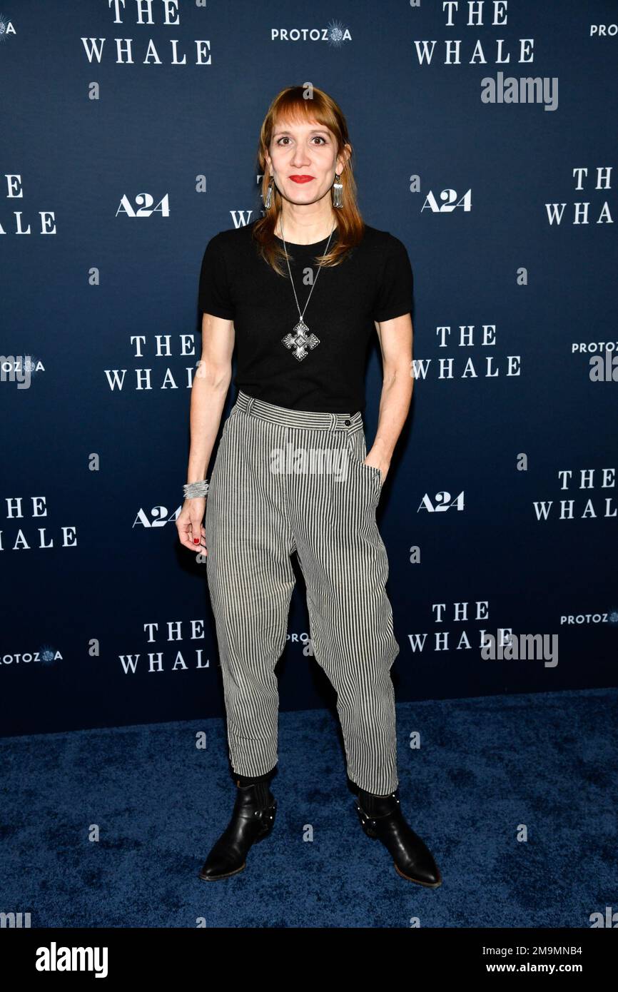 Bree Elrod attends the premiere of "The Whale" at Alice Tully Hall on ...