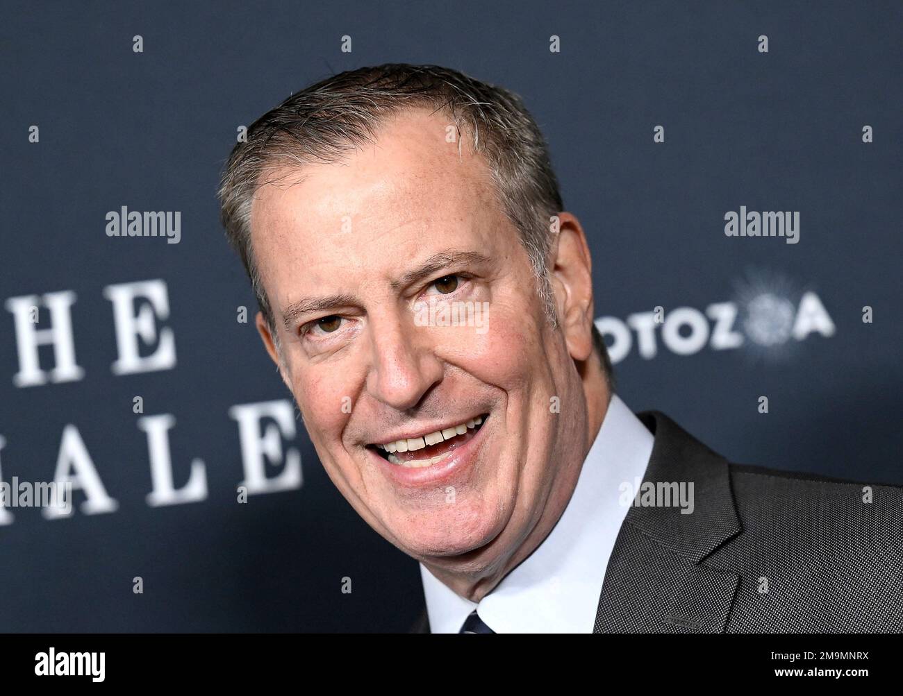 Bill de Blasio attends the premiere of "The Whale" at Alice Tully Hall ...
