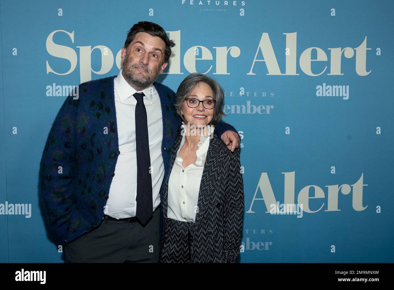 Director Michael Showalter, left, and actor Sally Field, right, attend ...