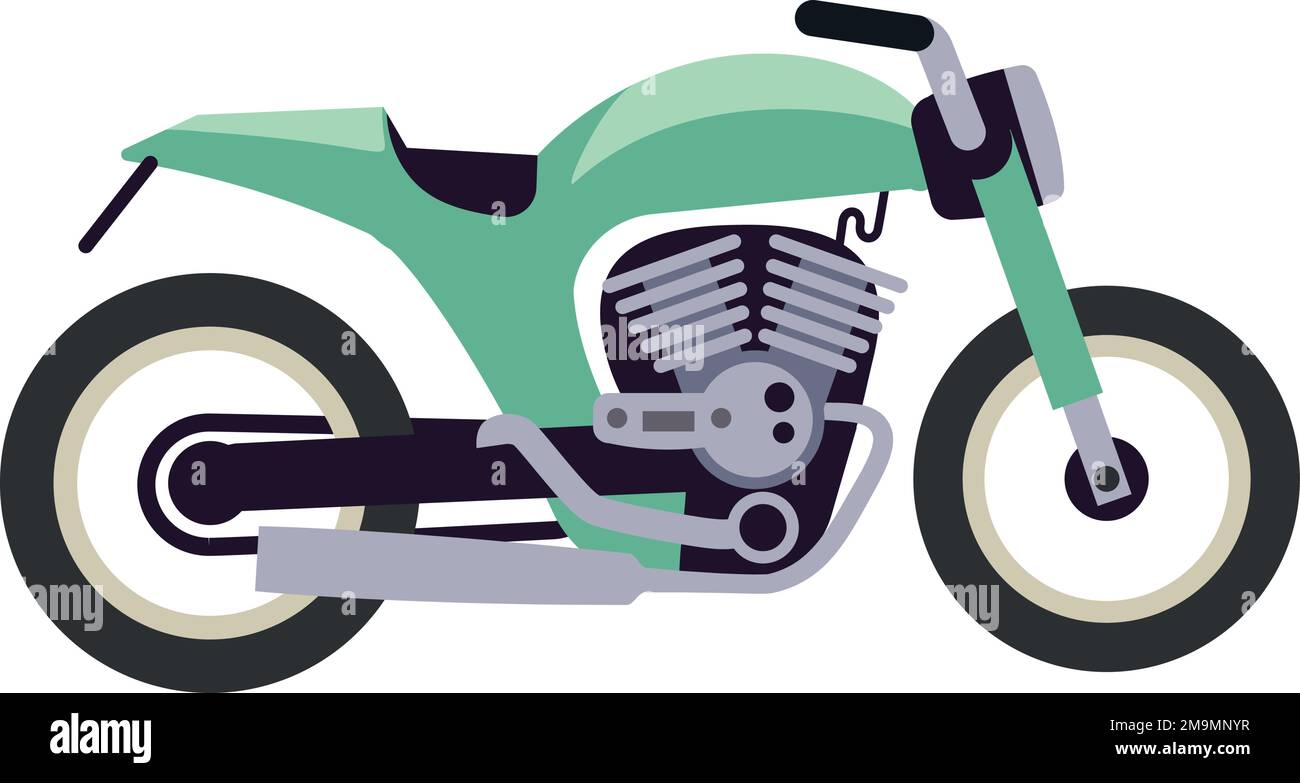 Speed motorcycle. Fast urban transport. Sport bike icon Stock Vector ...
