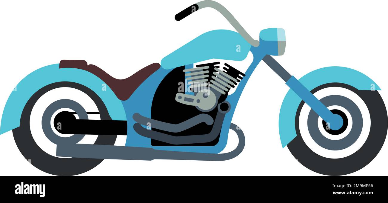 Motorcycle cartoon hi-res stock photography and images - Alamy