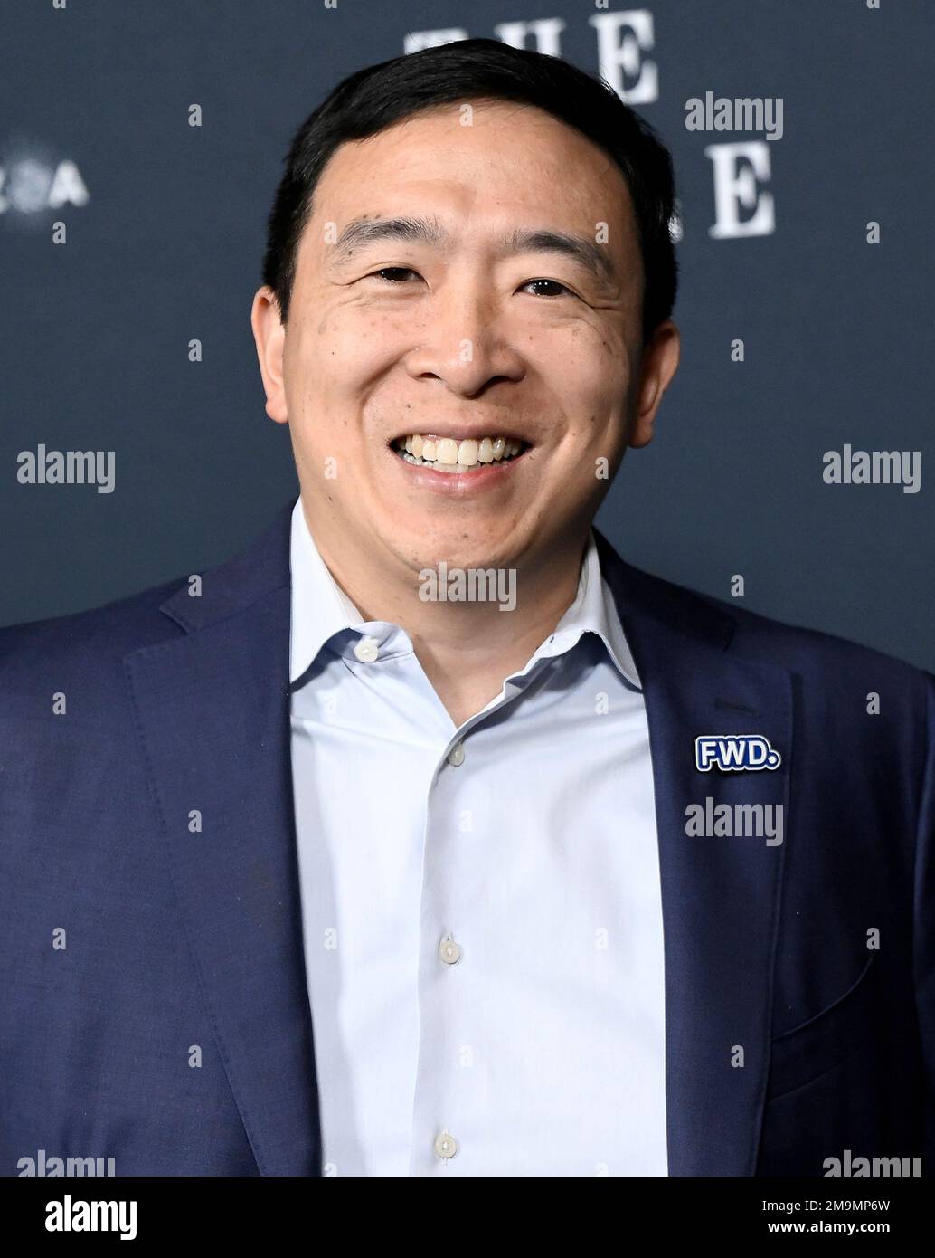 Andrew Yang attends the premiere of "The Whale" at Alice Tully Hall on ...