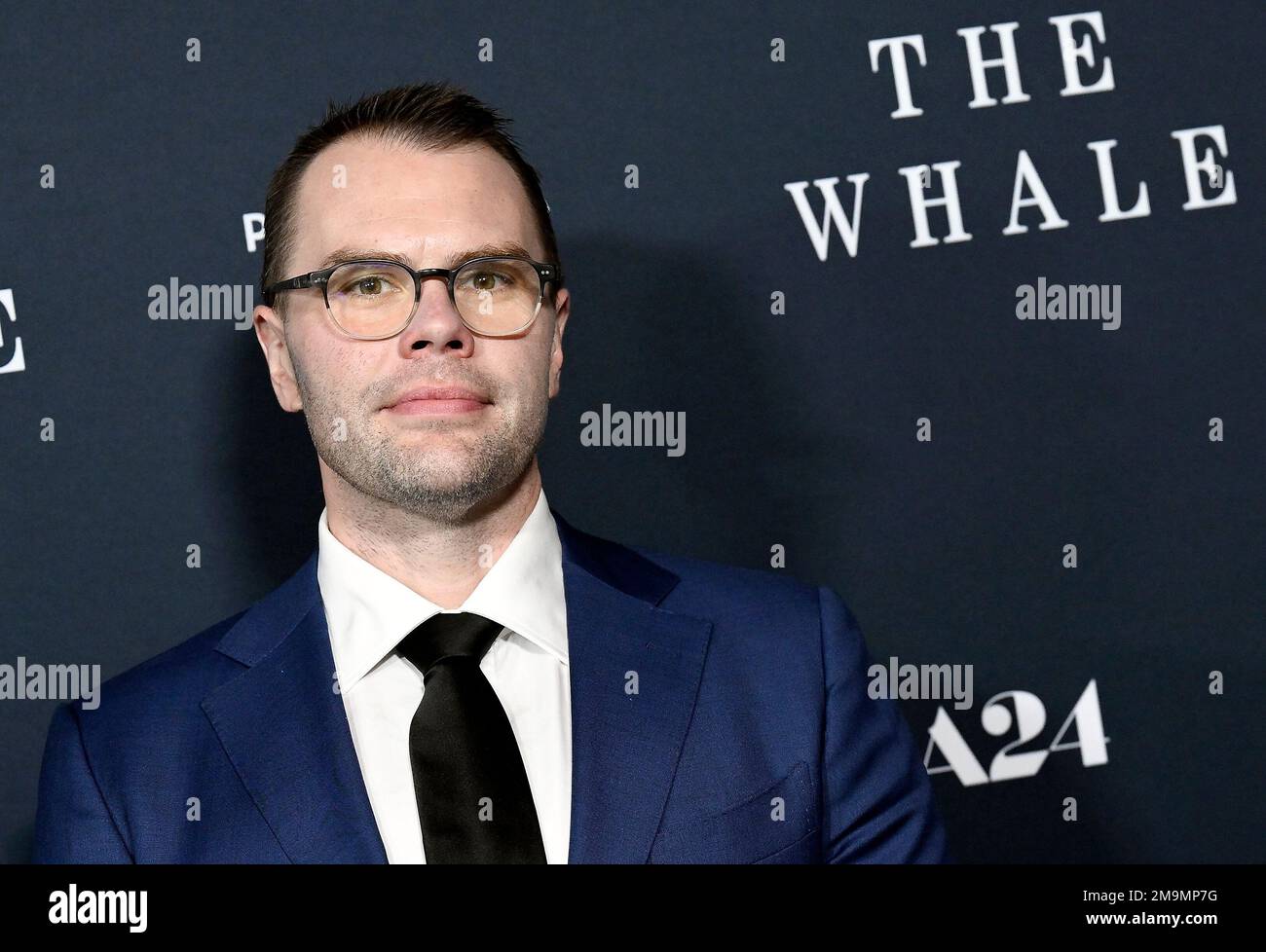 Writer Sam Hunter attends the premiere of "The Whale" at Alice Tully ...