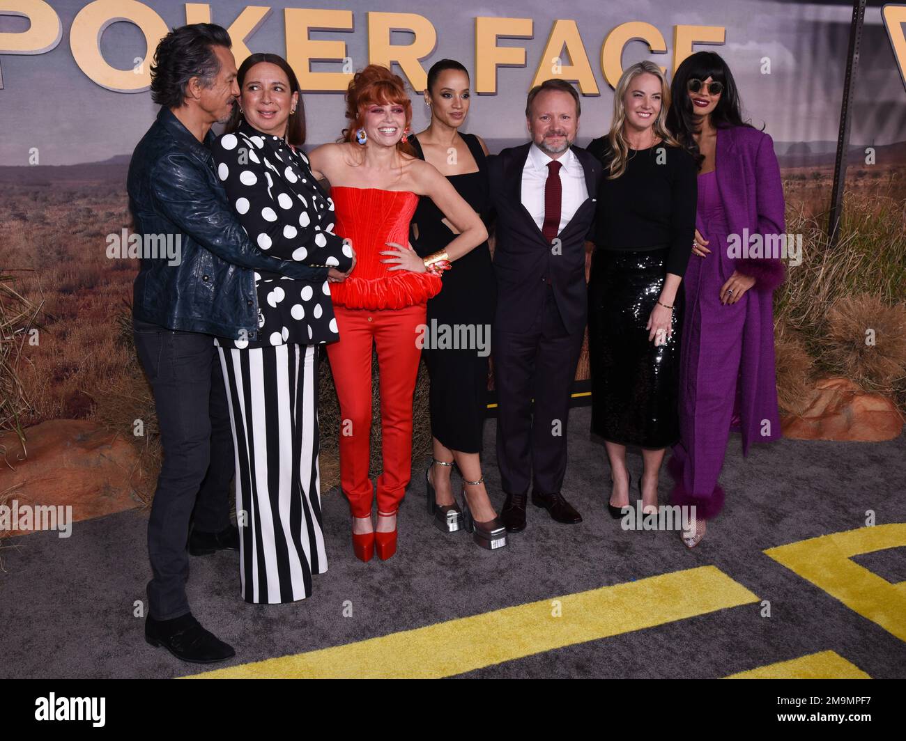 January 17, 2023, Hollywood, California, United States: (L-R) Benjamin ...