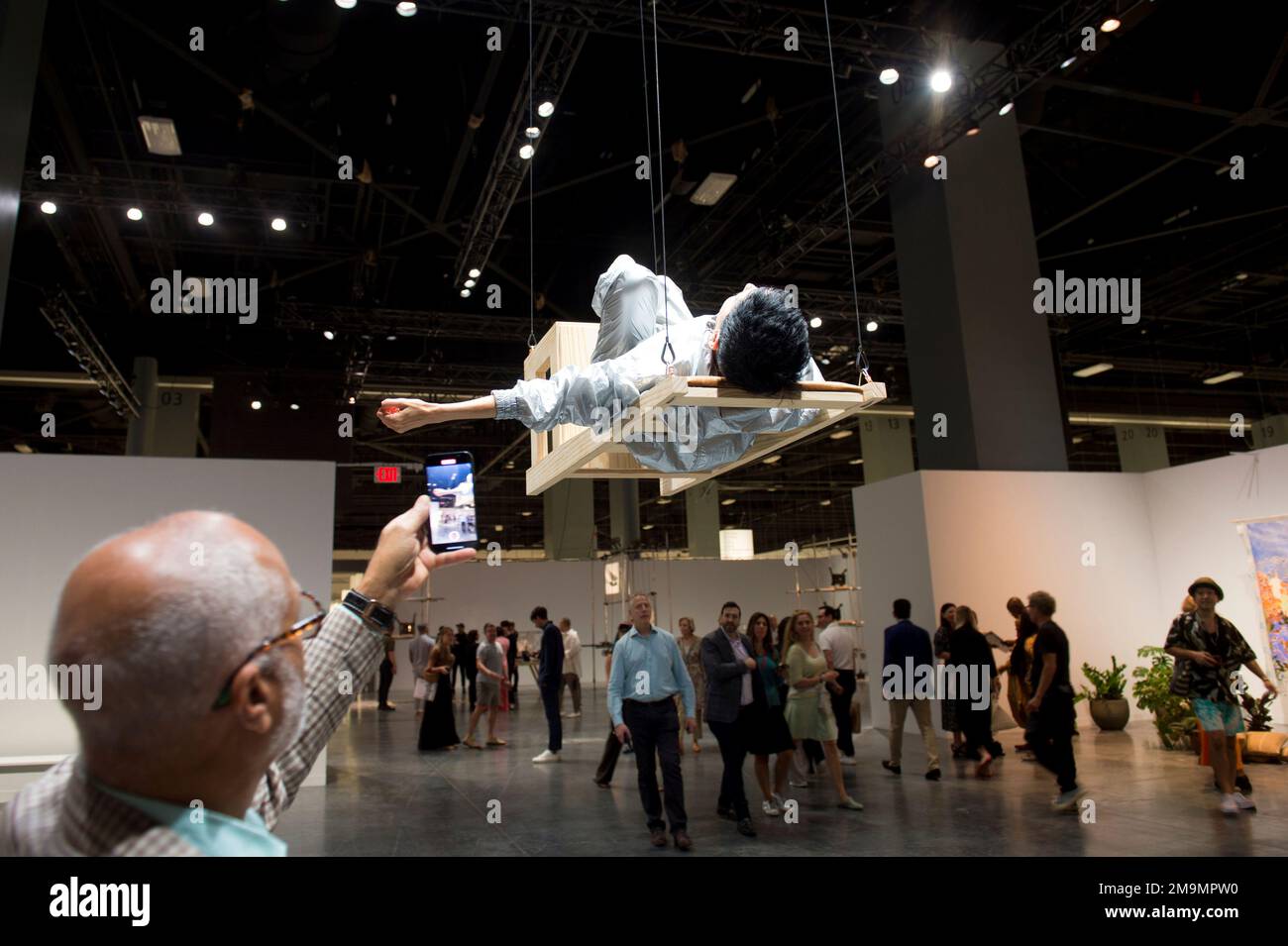 Art is displayed at Art Basel 2022 on Tuesday, Nov. 29, 2022, at Miami ...