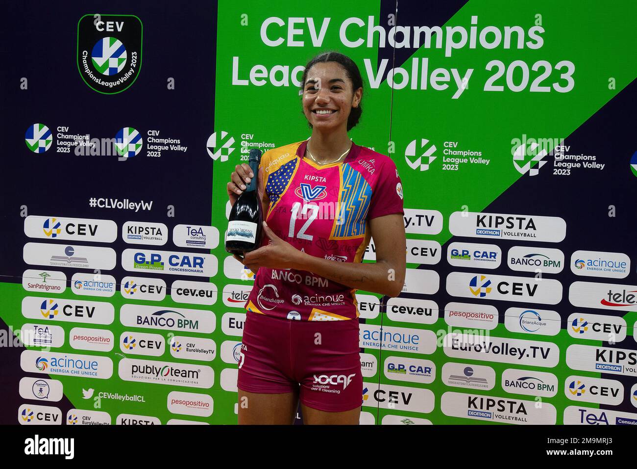 MVP Jordan Thompson (Vero Volley Milano Stock Photo - Alamy