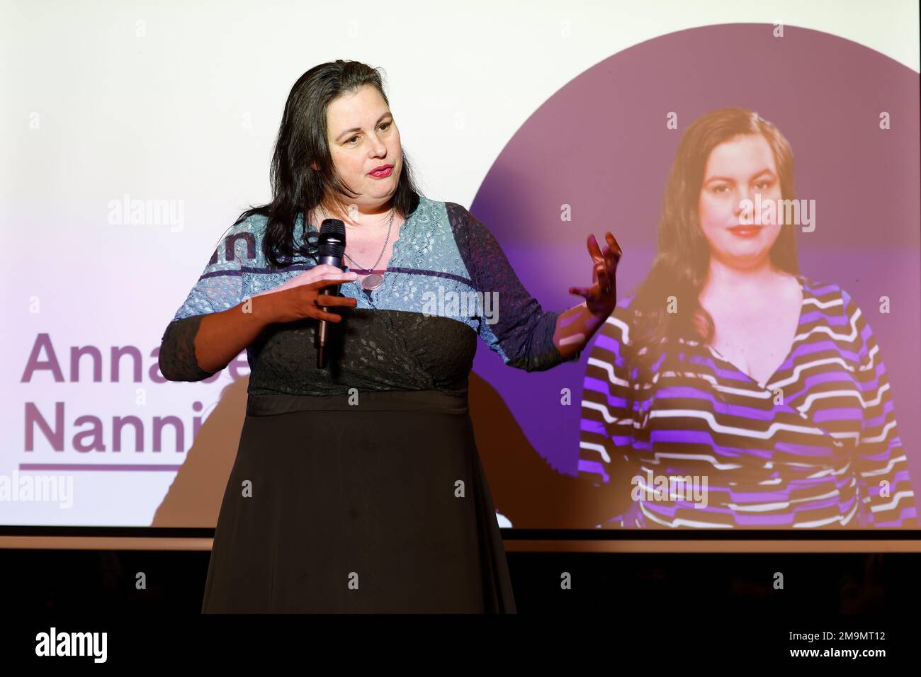 ROTTERDAM - Founder Annabel Nanninga of JA21 during the presentation of ...