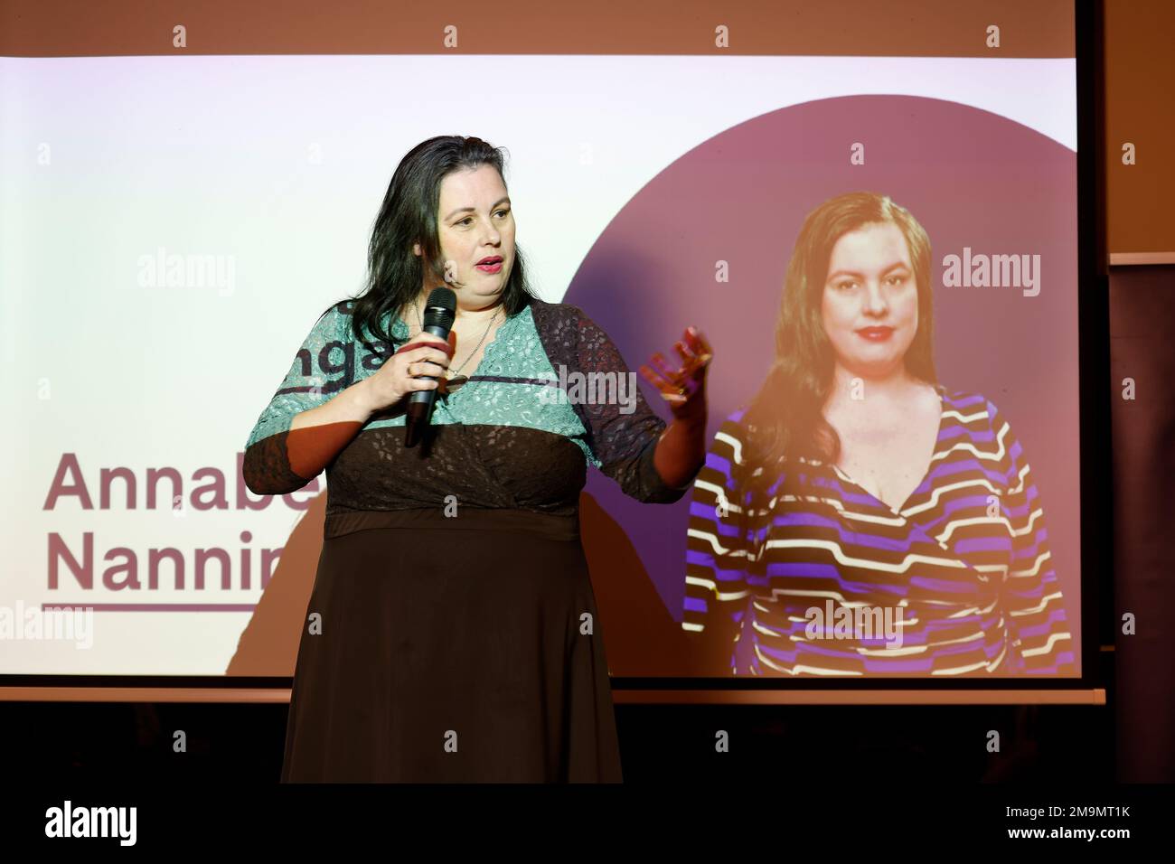 ROTTERDAM - Founder Annabel Nanninga of JA21 during the presentation of ...