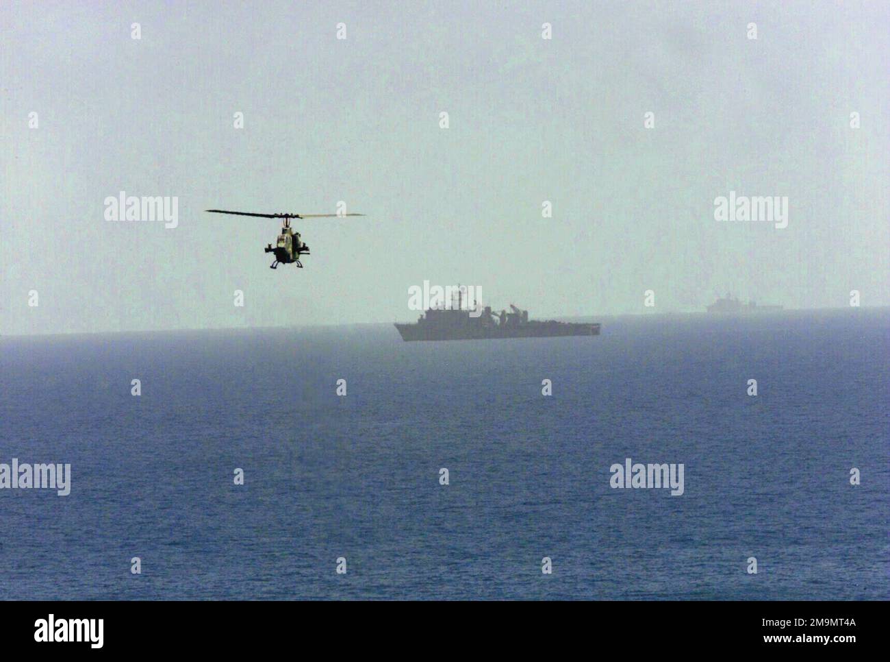 A US Marine Corps (USMC) AH-1W Super Cobra helicopter with the Medium ...