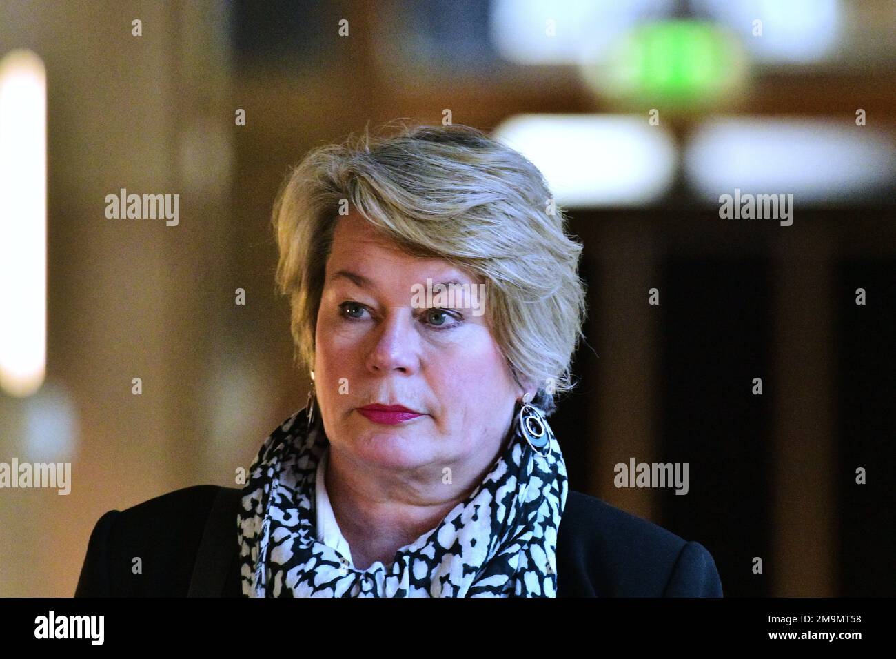 Edinburgh Scotland, UK 18 January 2023 Michelle Thomson at the Scottish ...