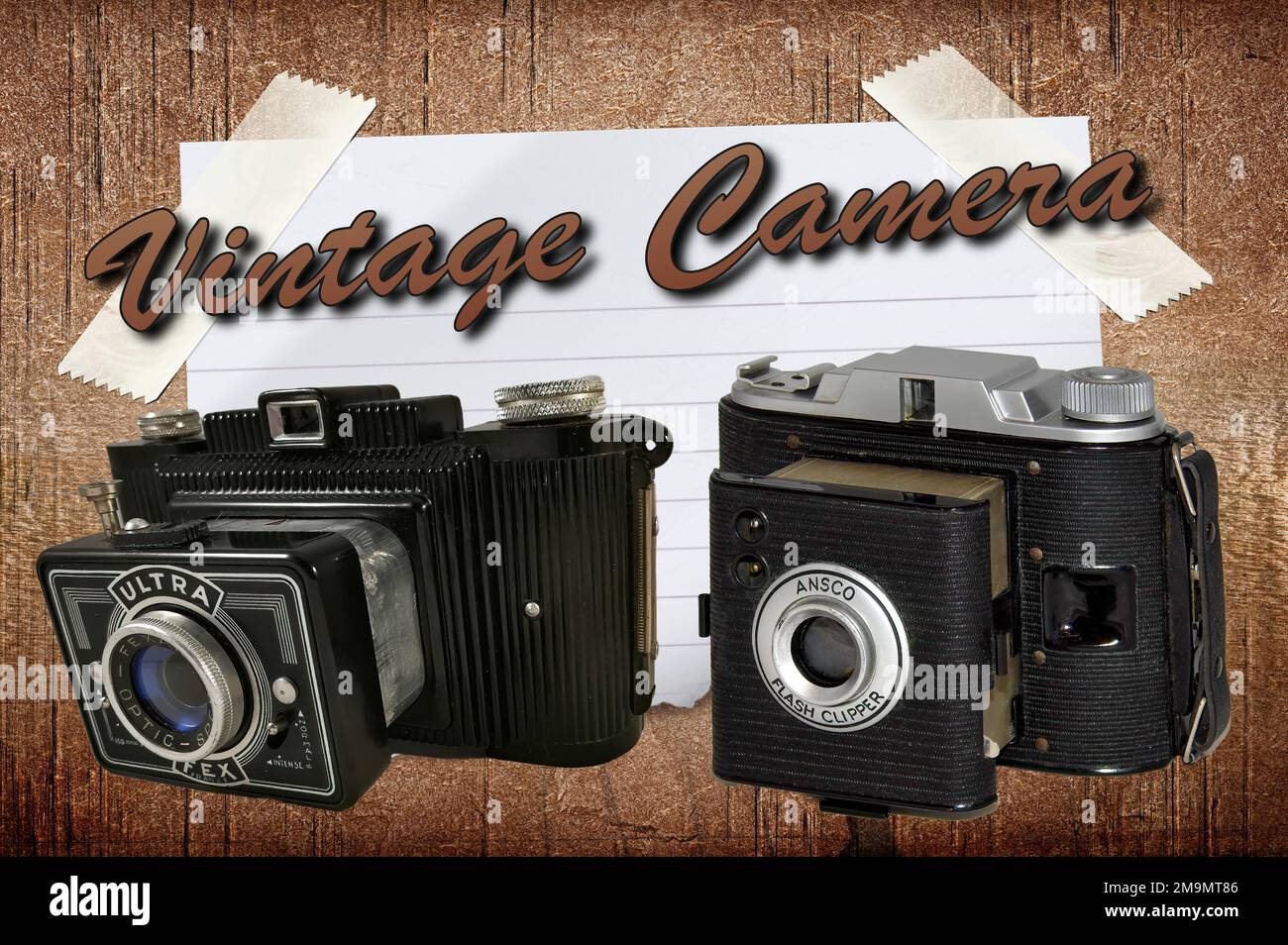 A collection of vintage cameras Stock Photo - Alamy