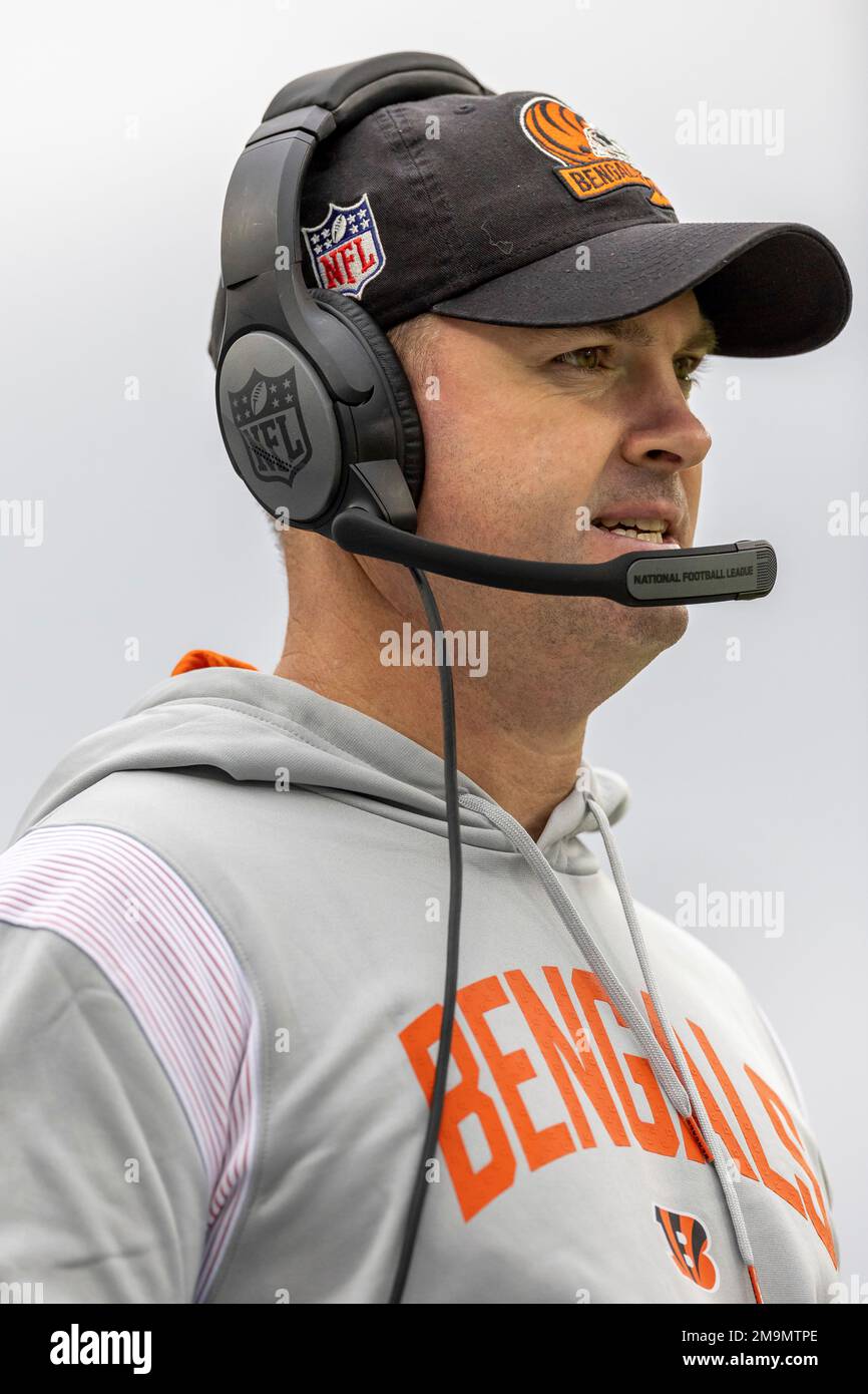 Cincinnati Bengals head coach Zac Taylor coaches against the Tennessee ...