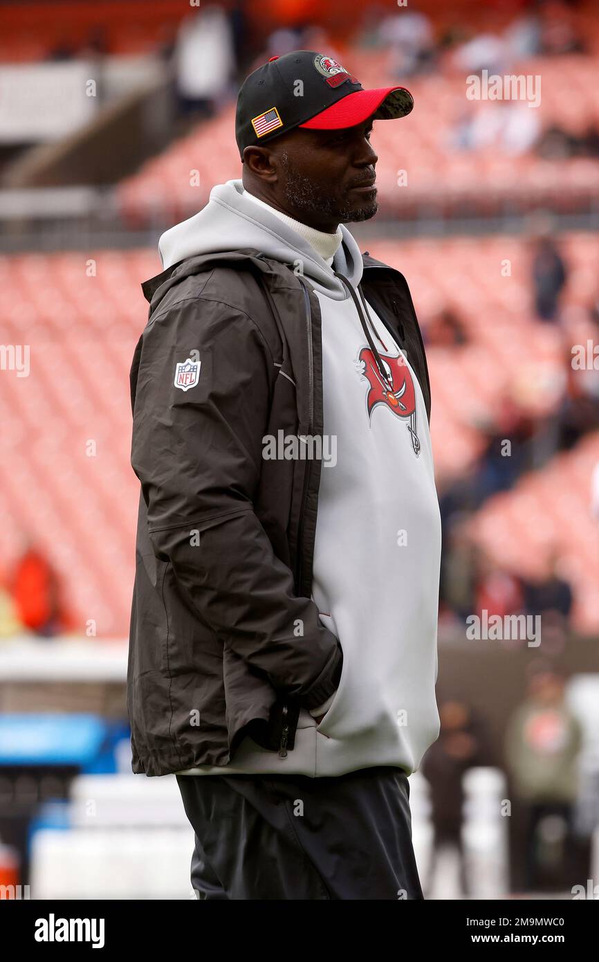 Tampa Bay Buccaneers head coach Todd Bowles walks on the field prior to ...