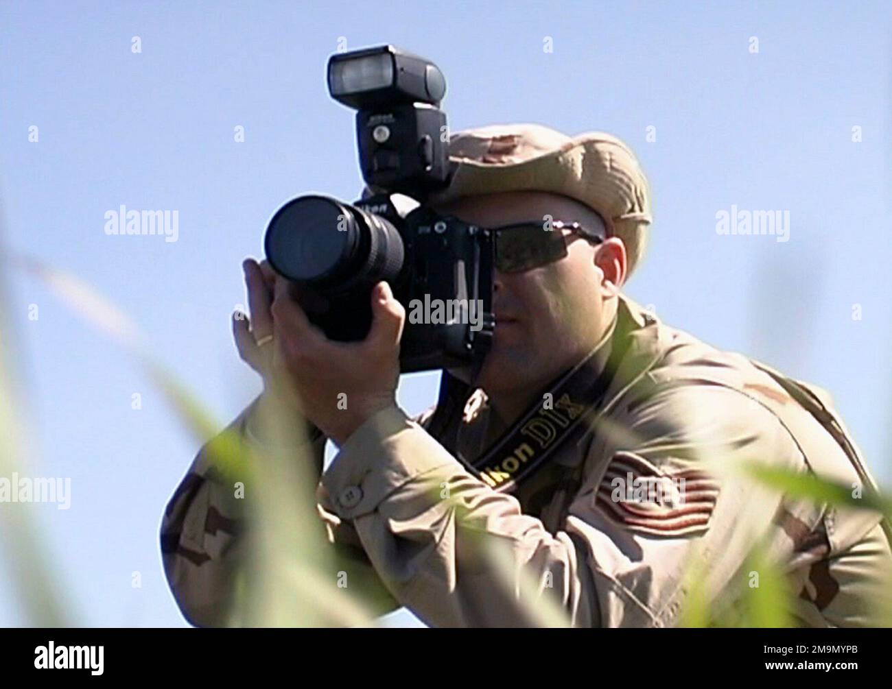 US Air Force (USAF) Technical Sergeant (TSGT) Rich Puckett, a Still ...