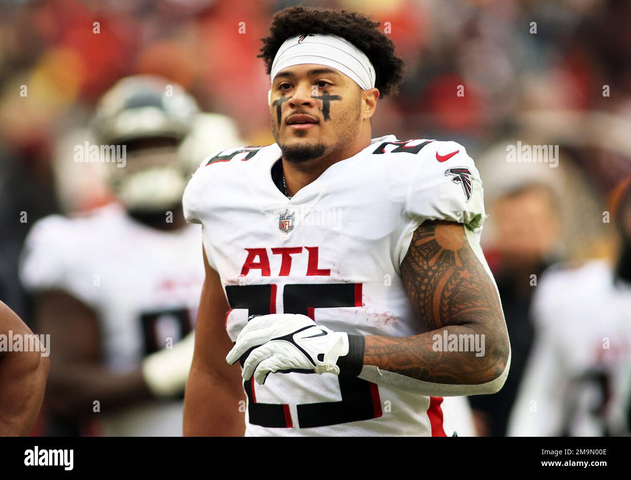 Atlanta Falcons running back Tyler Allgeier (25) pictured during an NFL ...