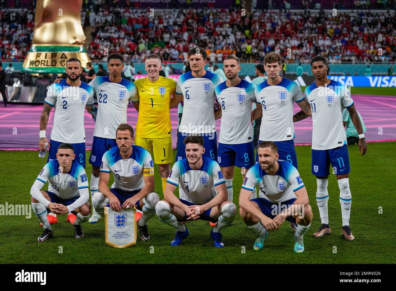 England players pose for a team photo prior the World Cup group B ...
